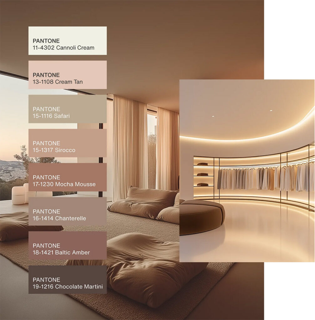 PANTONE 17-1230 Mocha Mousse, el color del año 2025