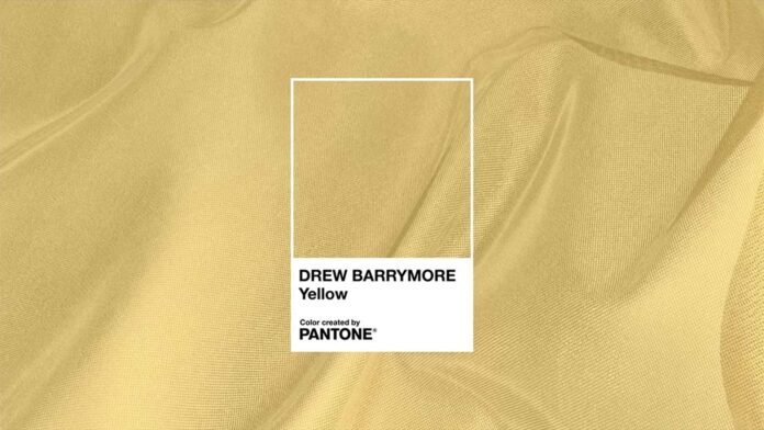 Amarillo Drew Barrymore, el exclusivo nuevo color de Pantone