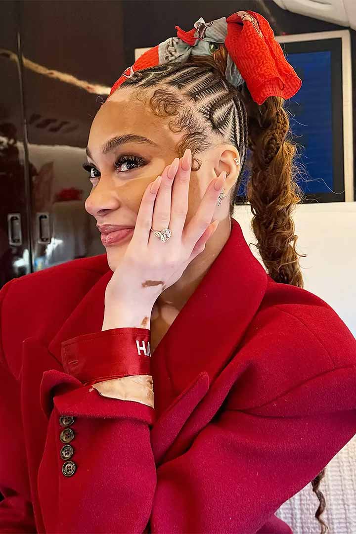 Winnie Harlow anuncia su compromiso con Kyle Kuzma