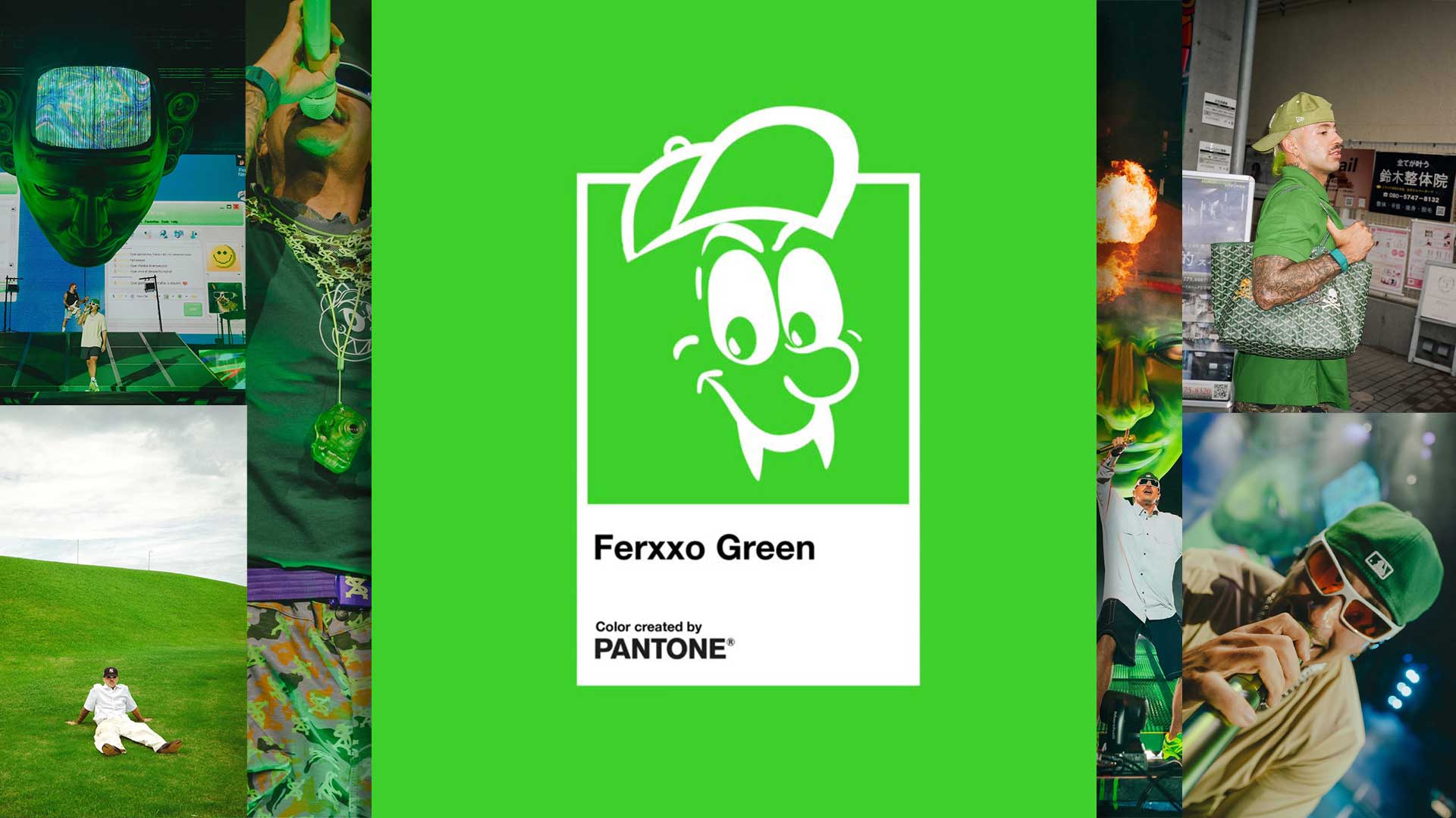 Ferxxo Green de Pantone: el 1er color de un artista latino, "Feid"