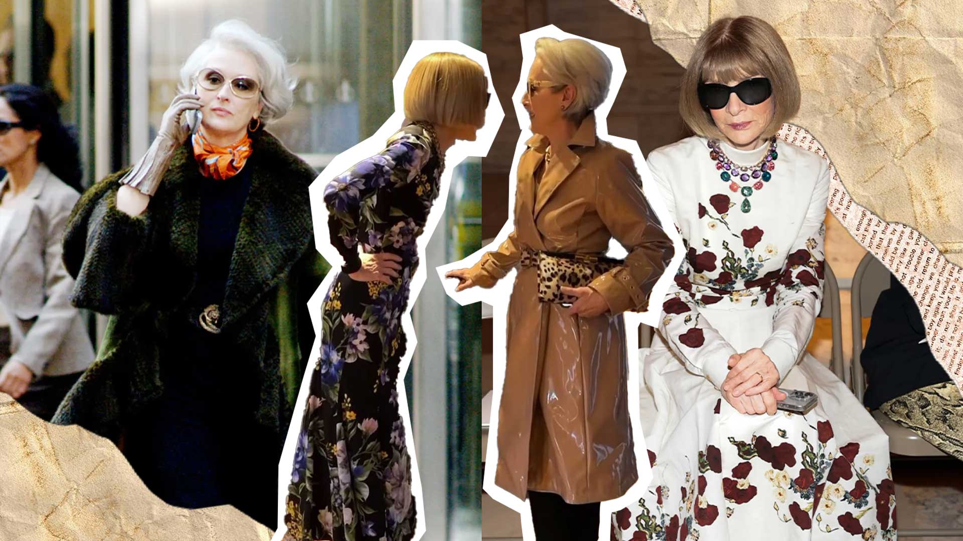 Miranda Priestly y Anna Wintour: Encuentro en Dolce & Gabbana