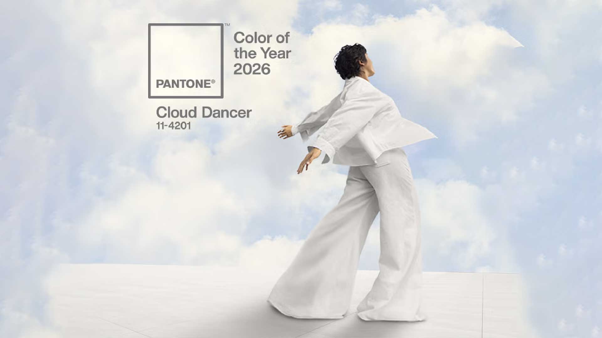 Pantone revela 'Cloud Dancer' como el color del año 2026 - Clx Icons